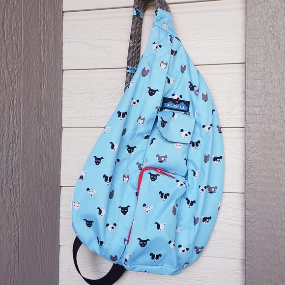 Kavu | Accessories | Kavu Baby Blue Backpack Sling One Shoulder Animal ...